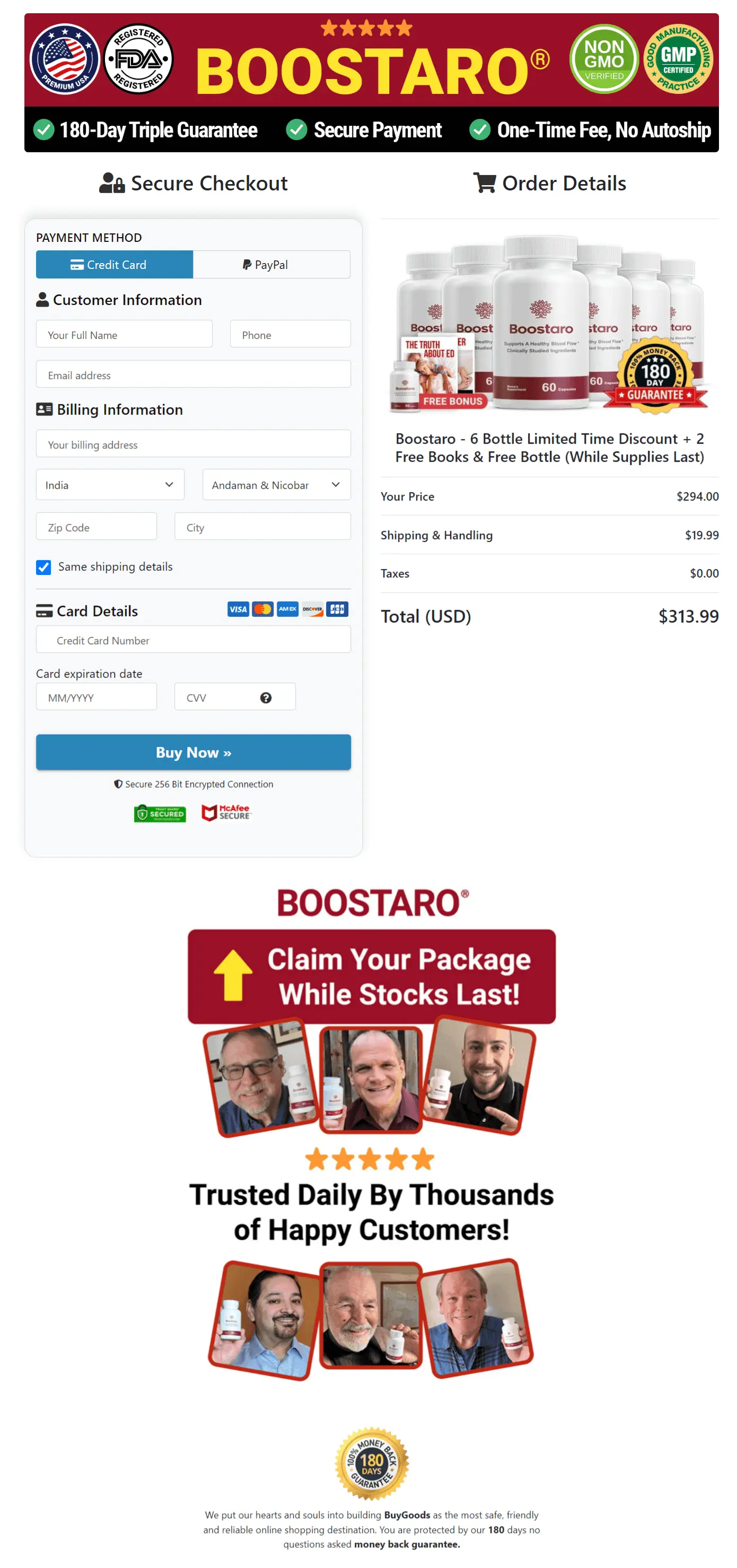 Boostaro® | Official Website | #1 Natural Male Vitality & Energy Support